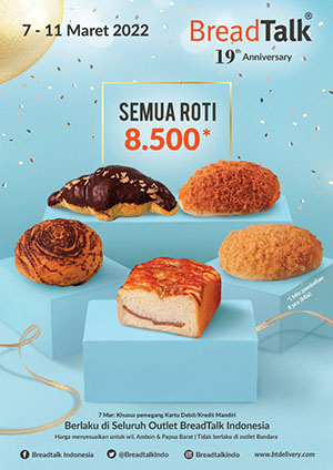 BreadTalk Persembahkan ‘BreadTalk Fabulous 19’ untuk Seluruh Konsumen ...